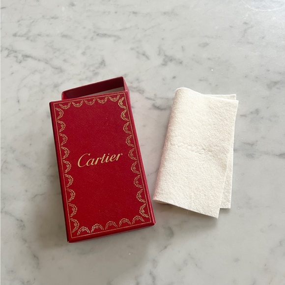 Cartier | Jewelry | Authentic Cartier Red And Gold Gift Box With ...